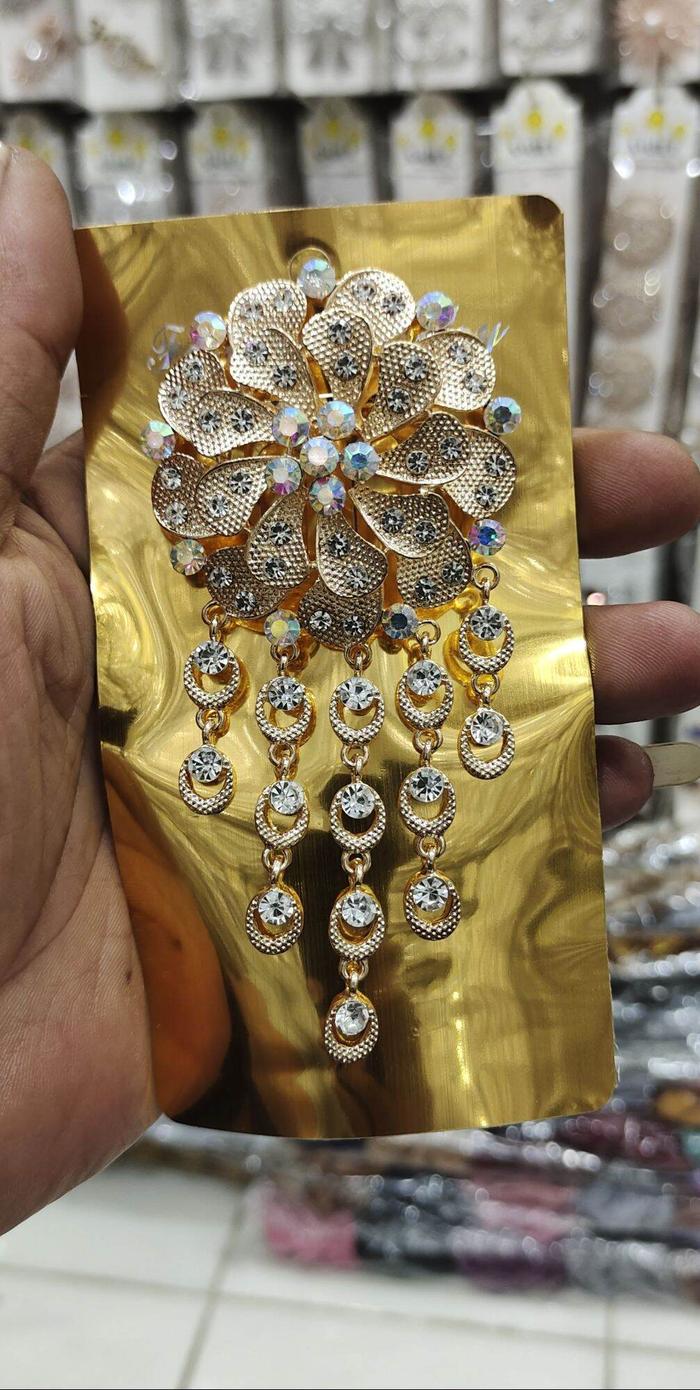 Jual Bros Kebaya Jurai Mata Korea Ukuran Tanggung/Bros Kebaya Etnik ...