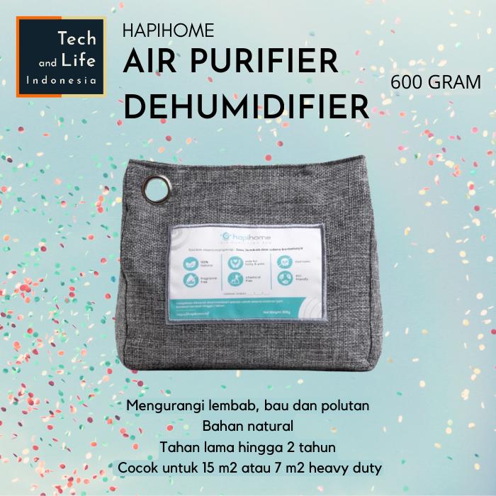 Jual Air Purifier Dehumidifier Alami Hapihome Arang Bambu Aktif Anti ...