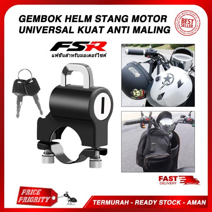 Jual Gembok Helm Stang Motor Anti Maling Kunci Gantungan Helm Barang ...