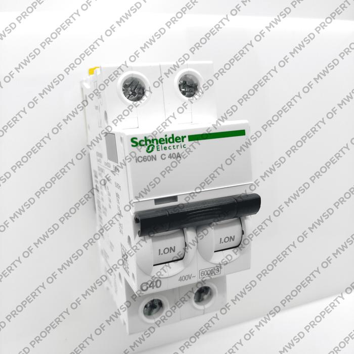 Jual SCHNEIDER MCB 6KA IC60N 2P 40A A9F74240 - Jakarta Pusat - toko ...