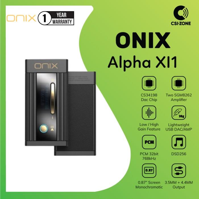 Promo ONIX Alpha XI1 Portable CS43198 USB DAC / AMP Cicil 0% 3x - Kota ...