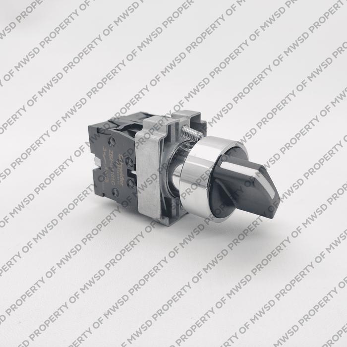 Jual SCHNEIDER SELECTOR SWITCH METAL 2 POSISI STAY PUT 1NO 1NC XB2BD25C ...