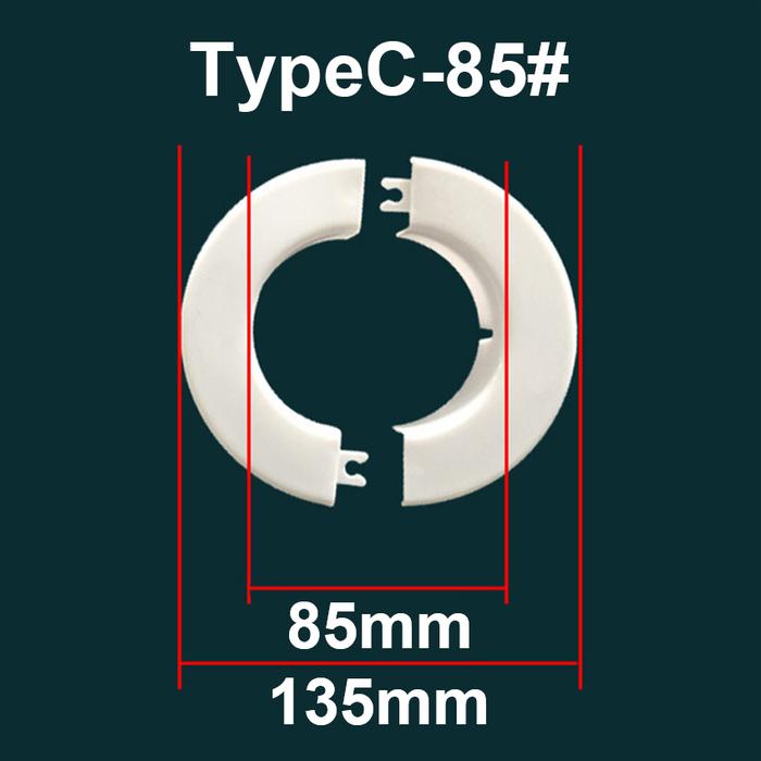 Jual ABS Penutup Lubang Ac Bulat Dinding Reserved Hole Decorative Cap ...