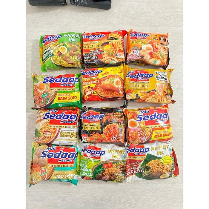 Jual MIE SEDAAP SEDAP GORENG KUAH / AYAM BAKAR LIMAU / SOTO / KARE ...