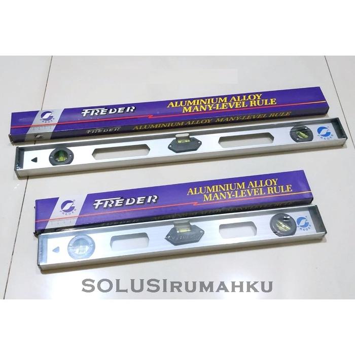 Jual FRD Waterpass Aluminium 60 cm ( 24" ) Waterpas Alumunium Rata ...