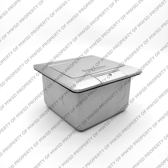 Jual SCHNEIDER FLOOR SOCKET KOSONG W BOX IP44 SILVER E227F_ABE ...