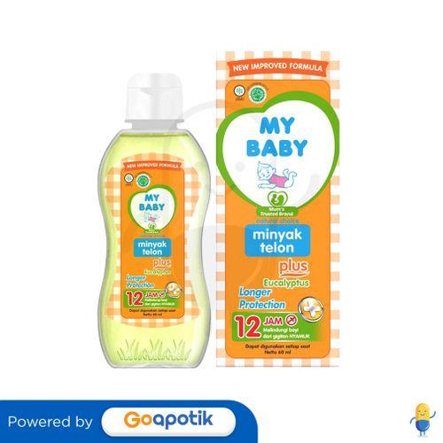 Jual MY BABY MINYAK TELON PLUS EUCALYPTUS LONGER PROTECTION 12 JAM 60 ...
