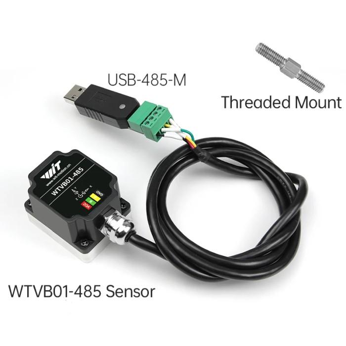 Jual WitMotion WTVB02-485 200HZ IPX8 Waterproof Vibration Sensor ...