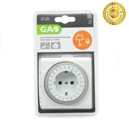 Jual Colokan Listrik Stop Kontak Timer Mekanik 7gd - Putih ORIGINAL ...