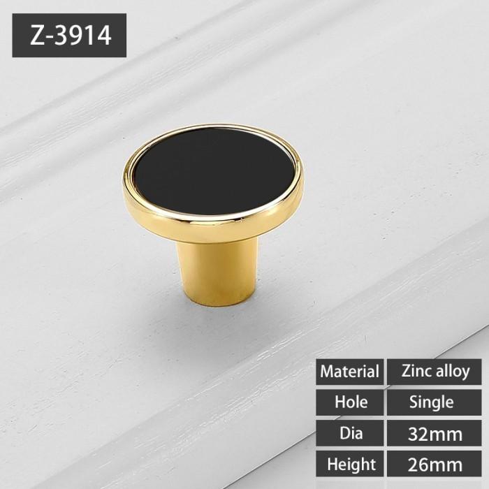 Jual [Dari Tangerang] Black Gold Handle Cabinet Pentone Gagang Hitam ...