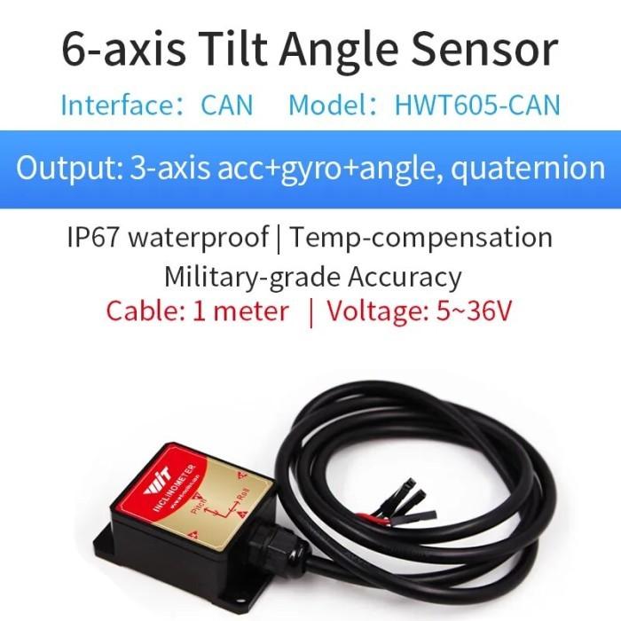 Jual WitMotion Military-Grade Inclinometer HWT605 High-Precision ...