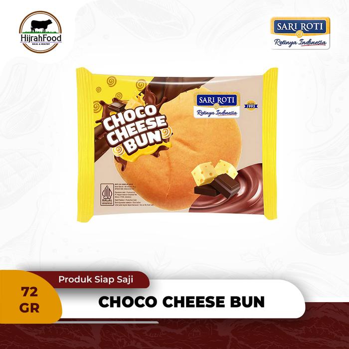 Jual Sari Roti Choco Bun / Choco Cheese Bun | Roti Bun Isi Cokelat ...