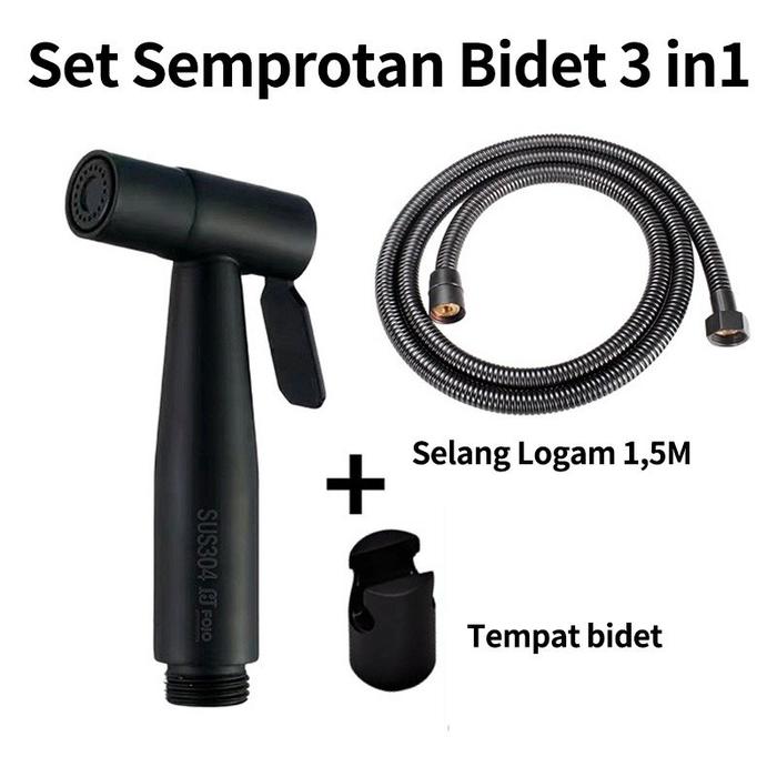 Jual Jet Shower Toilet Bidet Set Spray Semprotan Toilet WC Semprotan ...