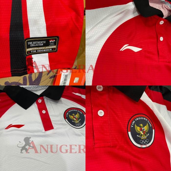 Jual ORI OFFICIAL BAJU POLO LI-NING TIM INDONESIA OLIMPIADE TOKYO ...