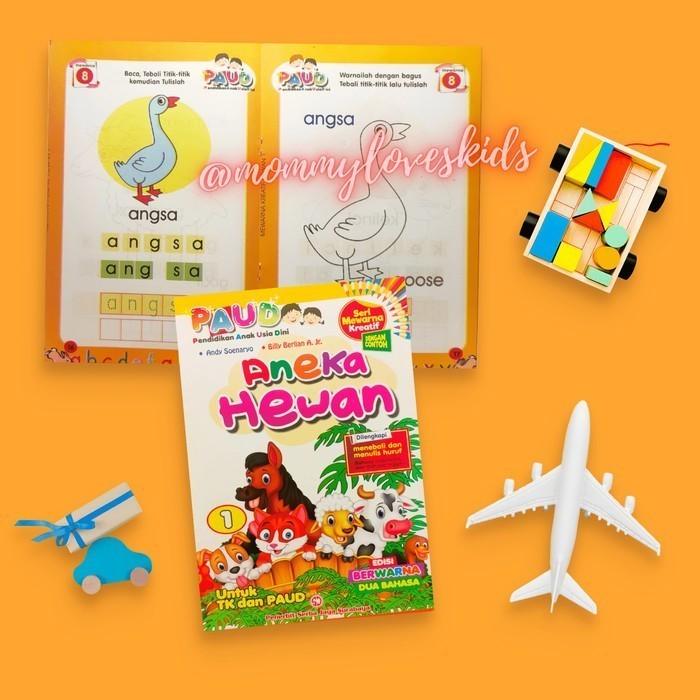 Jual Buku Mewarnai Anak TK PAUD dengan Contoh Bilingual Indonesia ...