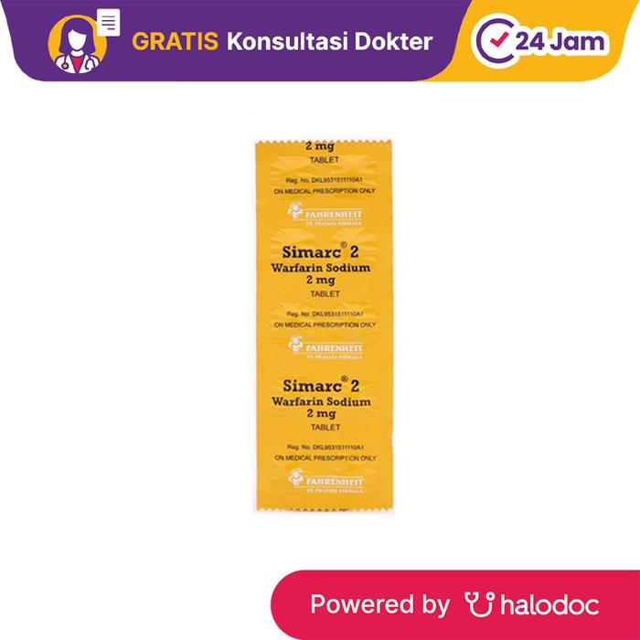 Jual Simarc 2 mg 10 Tablet - Obat Jantung - Halodoc - Kab. Tangerang ...