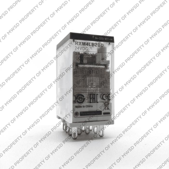 Jual SCHNEIDER RELAY PLUG IN 4CO 3A DENGAN LED 24VDC RXM4LB2BD ...