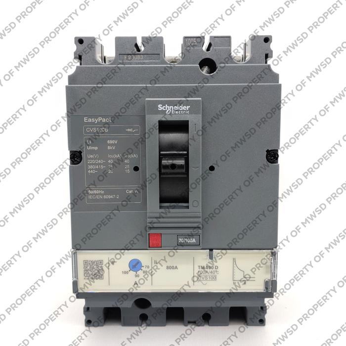Jual SCHNEIDER MCCB 25KA CVS100B 3P 100A TMD LV510307 - Jakarta Pusat - Megalistrik 2 | Tokopedia