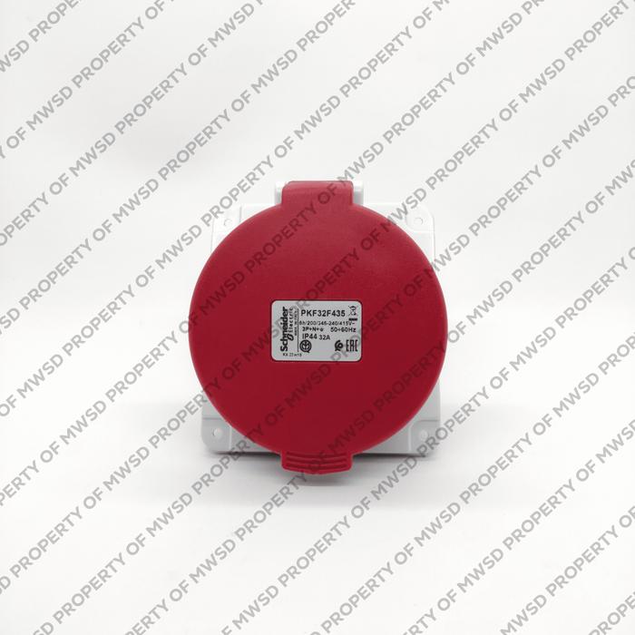 Jual SCHNEIDER PratiKa socket 32A - 3P + N + E - 380...415 V AC ...