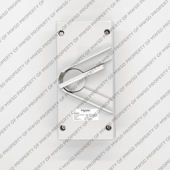 Jual SCHNEIDER KAVACHA 35A 250V Surface Mount 1P Isolating Switch WHS35_GY - Jakarta Pusat ...
