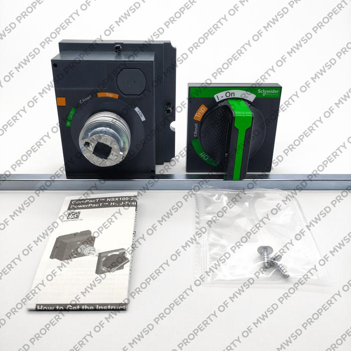 Promo SCHNEIDER ROTARY HANDLE EXTENDED U NSX CVS 100-250 BLK LV429338T ...