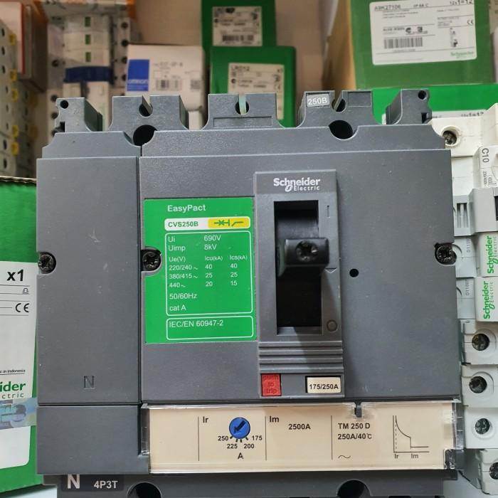 Jual mccb schneider 4P Easypact CVS 250B 250A TM250D LV525313 original ...