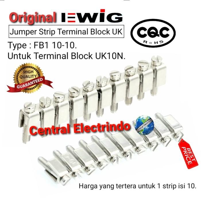 Jual Jumper Terminal Block UK10N EWIG Type FB1 10-10. - Kota Tangerang ...