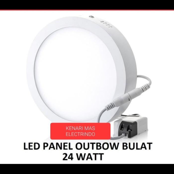 Jual LAMPU DOWNLIGHT LED PANEL 24W PLAFON 24 WATT 24 W BULAT OUTBOW ...