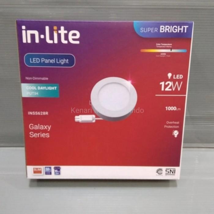 Jual INLITE LAMPU DOWNLIGHT LED PANEL INPS628R 12W 12WATT BULAT OUTBOW ...