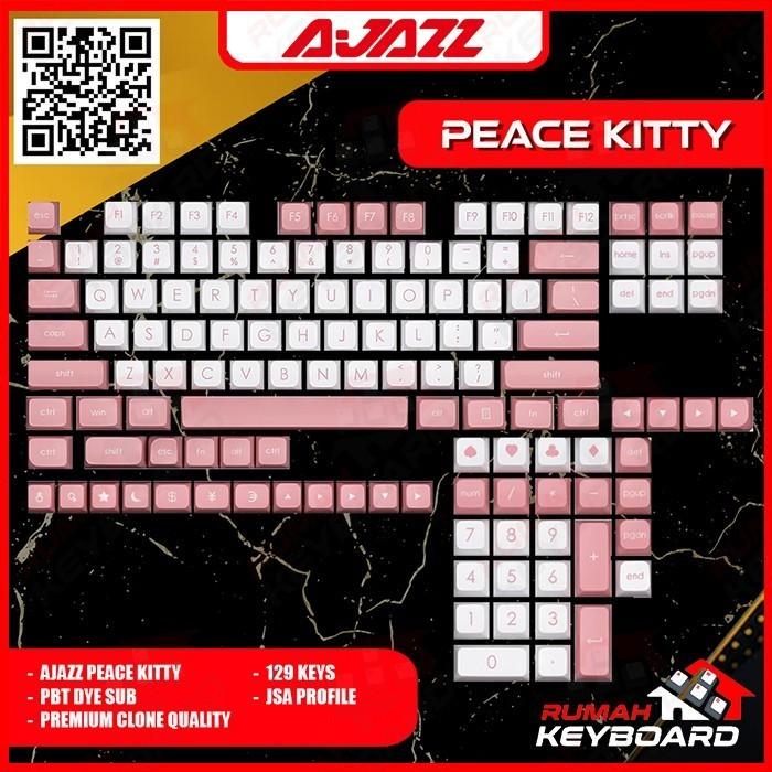 Jual KEYCAP - KEYCAPS - JSA - AJAZZ PE KITTY - PBT DOUBLE SHOT - DYE ...