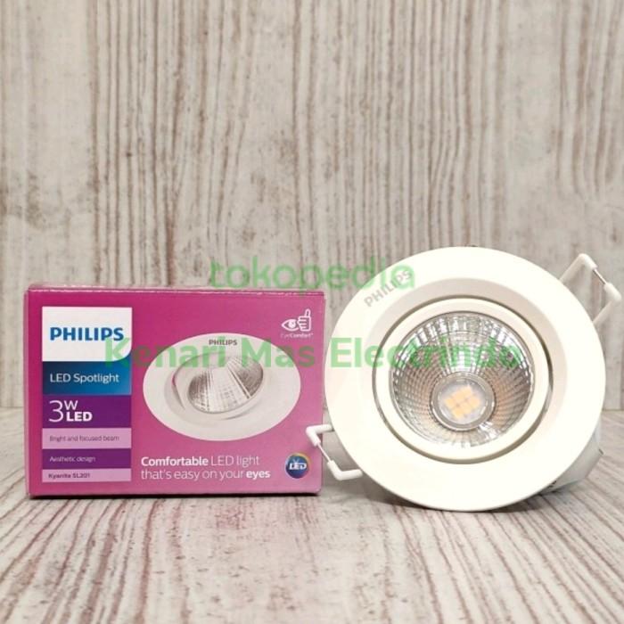 Jual PHILIPS LAMPU SPOTLIGHT LED KYANITE SL201 3W - 4000K - Jakarta ...