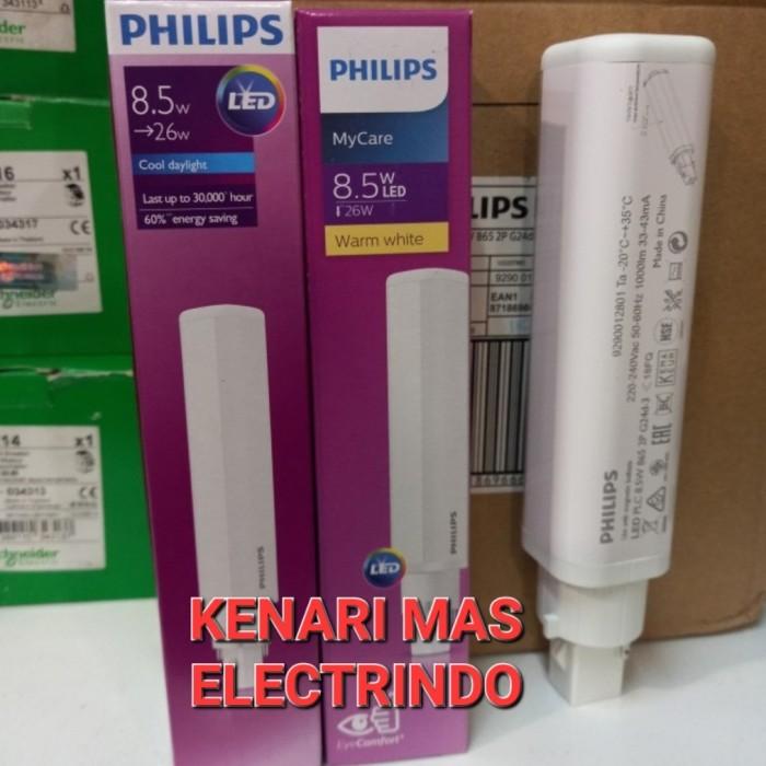 Jual PHILIPS LAMPU PLC LED 8,5W 8.5WATT 8,5 W TUSUK 2PIN - 830 ...