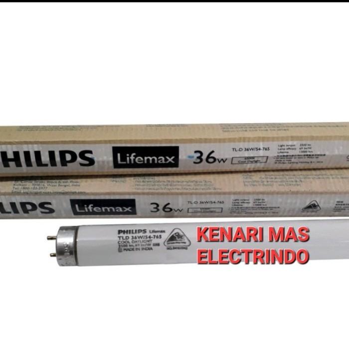 Jual LAMPU PHILIPS LIFEMAX TL-D 36W/54 765 120CM PUTIH 6500K - Jakarta Pusat - Kenari Mas ...