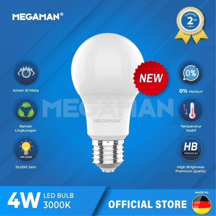 Jual MEGAMAN LAMPU LED X Serial Bulb YTA60Z2 4W H Cahaya Kuning dan ...