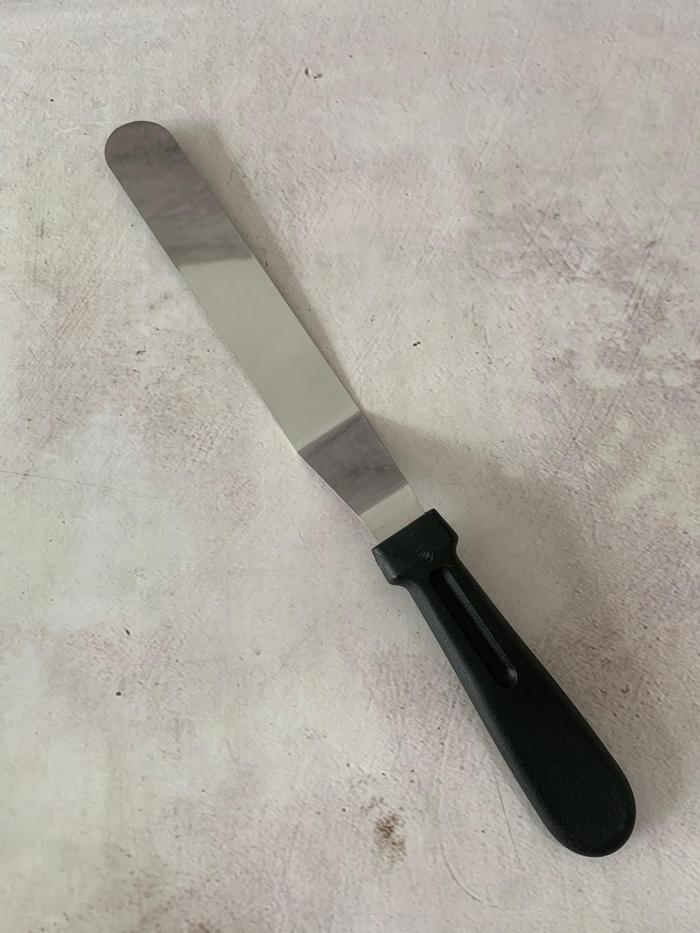 Jual Spatula Bengkok Buttercream / Spatula Hias Kue 8inch - Gagang ...