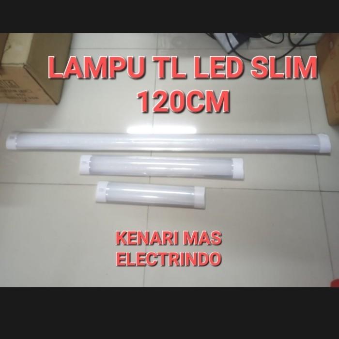 Jual LAMPU TL LED SLIM 36W 120CM 36WATT PUTIH 6500K 220V - 120cm ...
