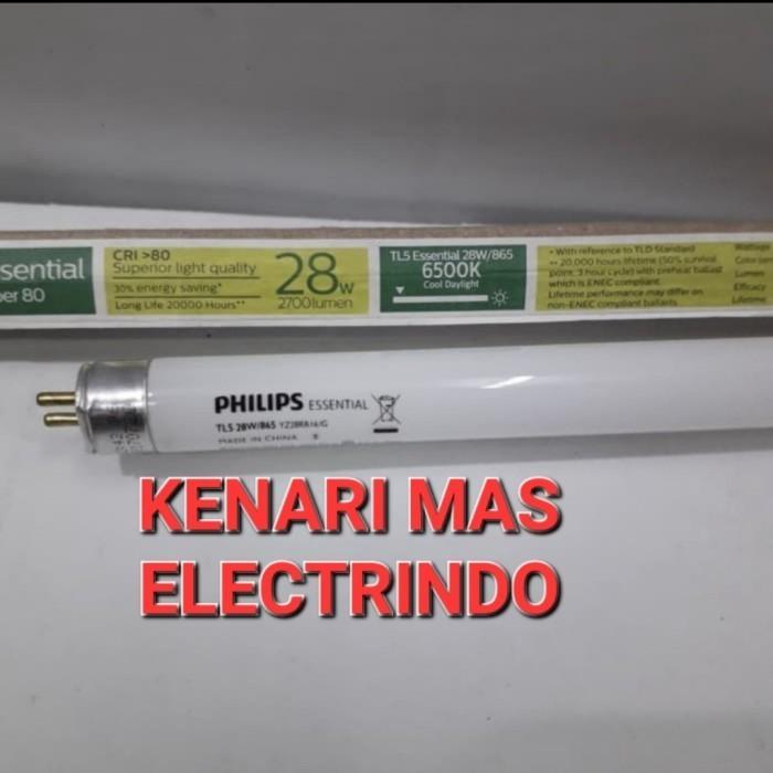 Jual LAMPU PHILIPS T5 ESSENTIAL 28W/ 830 840 865 120CM TL-5 ESS PHILIPS ...