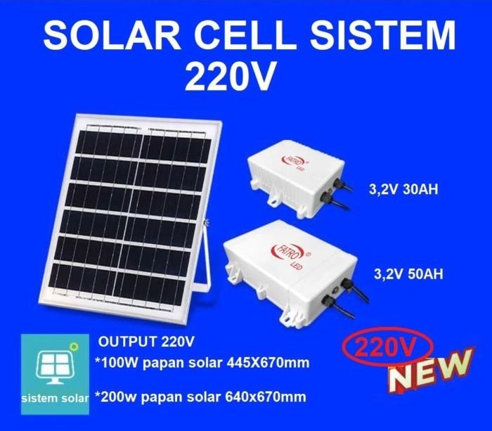 Jual Fatro Sollar Cell Power Tenaga Surya Papan Sollar Cell + Inveter ...