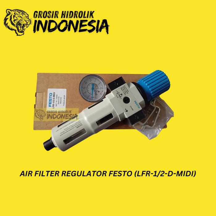 Jual LFR -1/2-D-MIDI AIR FILTER PRESSURE REGULATOR FESTO PNEUMATIC ...