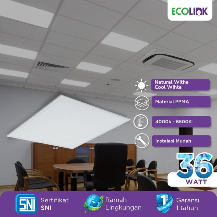 Jual EcoLink Lampu Panel LED 36W Ukuran 60x60 - Natural White - Cool ...