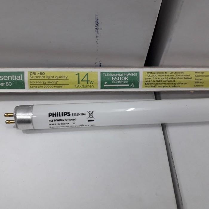 Jual LAMPU NEON TL-5 T5 14W/83/84/86 PHILIPS 60CM HANYA LAMPU SAJA ...