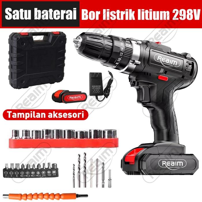 Jual Mesin Bor Bor Baterai Bor Listrik Bor Tanpa kabel Mesin Cordless ...
