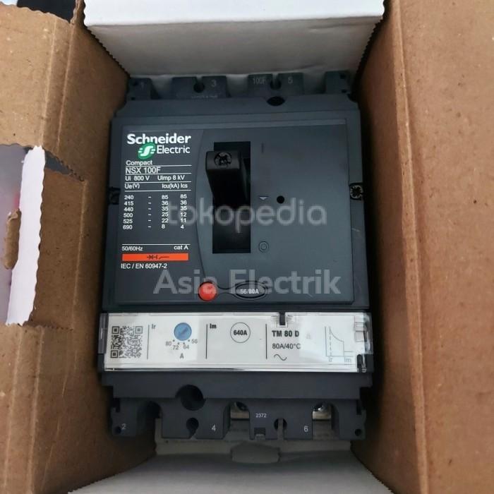 Jual MCCB NSX100F 63A, 80A, 100A 3P SCHNEIDER 36kA ORIGINAL Best - Kota Surabaya - INDO MECHANIC ...