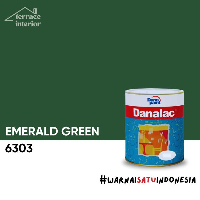 Jual Cat Kayu Besi Danalac Danapaint Warna Hijau 0.9 L - Emerald Green ...