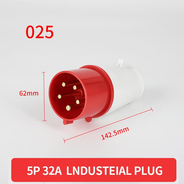 Jual SOKET INDUSTRI Industrial Plug and Socket 3P/4P/5Pin Electrical ...