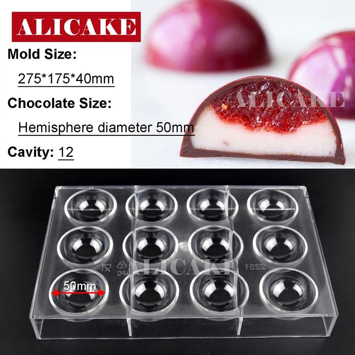 Jual NEWPolycarbonate Chocolate Molds Professional Candy Bar Form ...