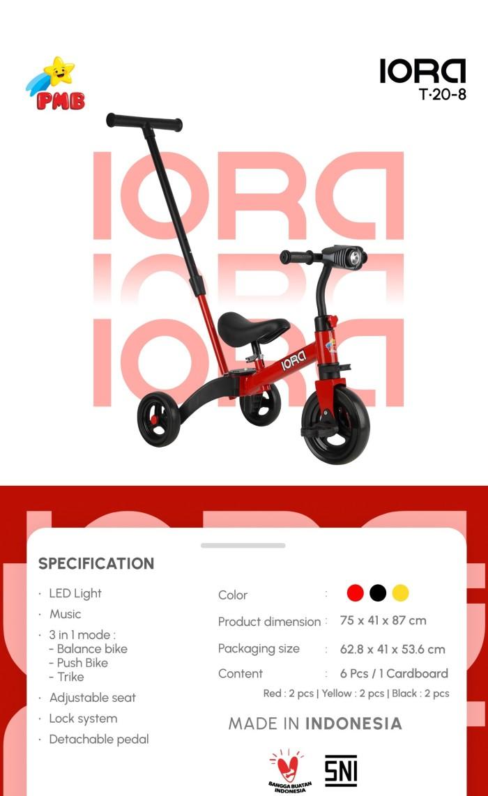 Jual Sepeda Keseimbangan PMB IORA T20-8 Balance/Push Bike - Merah - Kota Tangerang - Gowes Laju ...