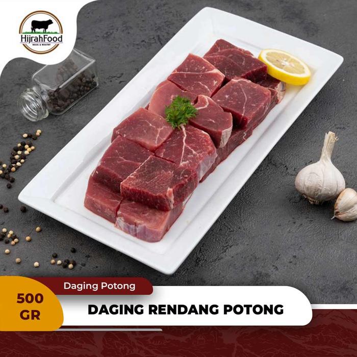 Jual Hijrahfood Daging Rendang Sapi Potong AUS | Beef Rendang Portion ...