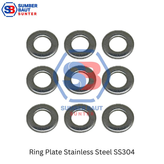 Jual M24 Ring Plat Stainless Steel 304 SS304 WP Washer Plate 24mm ...