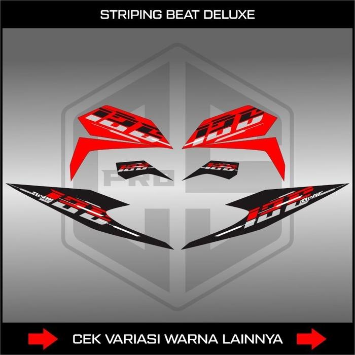 Jual Stiker Striping Honda Beat Deluxe Tahun 2020 Sampai 2023 / Sticker ...